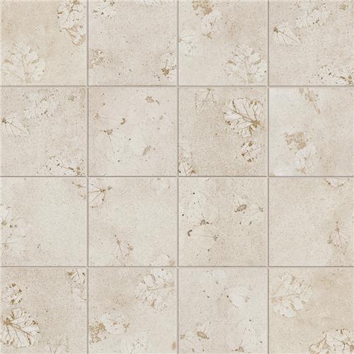 Stone Press Leaf 17-3/8"x17-3/8" Porcelain F/W Tile