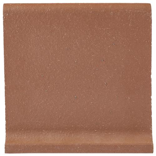 Lincoln Quarry Cove Base Mayflower Red 6"x6" Ceramic Trim